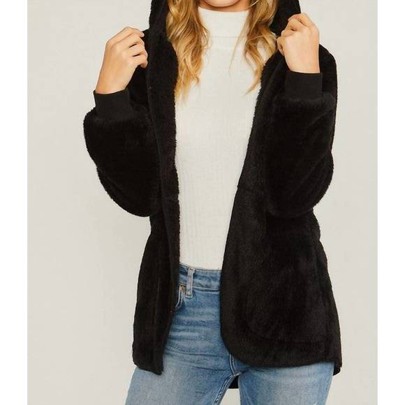 Love Tree | Jackets & Coats | New Love Tree Teddy Bear Open Jacket In ...